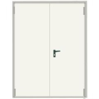 Ninz - UNIVER - Porta tagliafuoco REI 120 ad un'anta reversibile Ral 1013