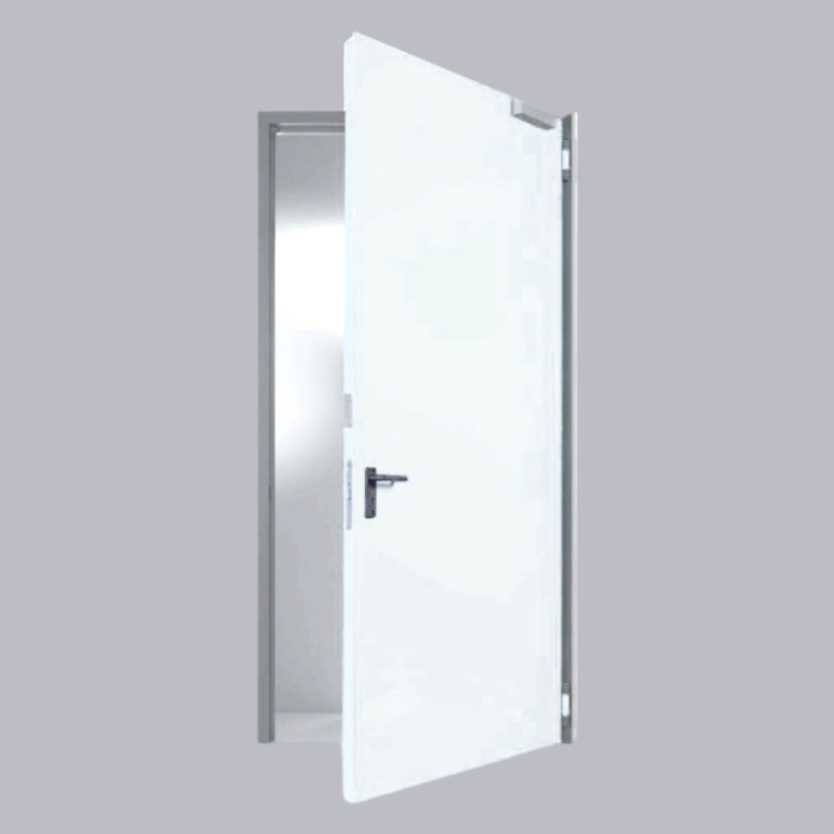 Ninz - UNIVER - Porta tagliafuoco REI 120 ad un'anta reversibile Ral 1013