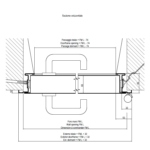 Ninz - UNIVER - Porta tagliafuoco REI 120 a due ante reversibile Ral 1013