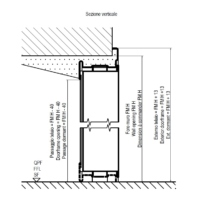 Ninz - UNIVER - Porta tagliafuoco REI 120 a due ante reversibile Ral 1013